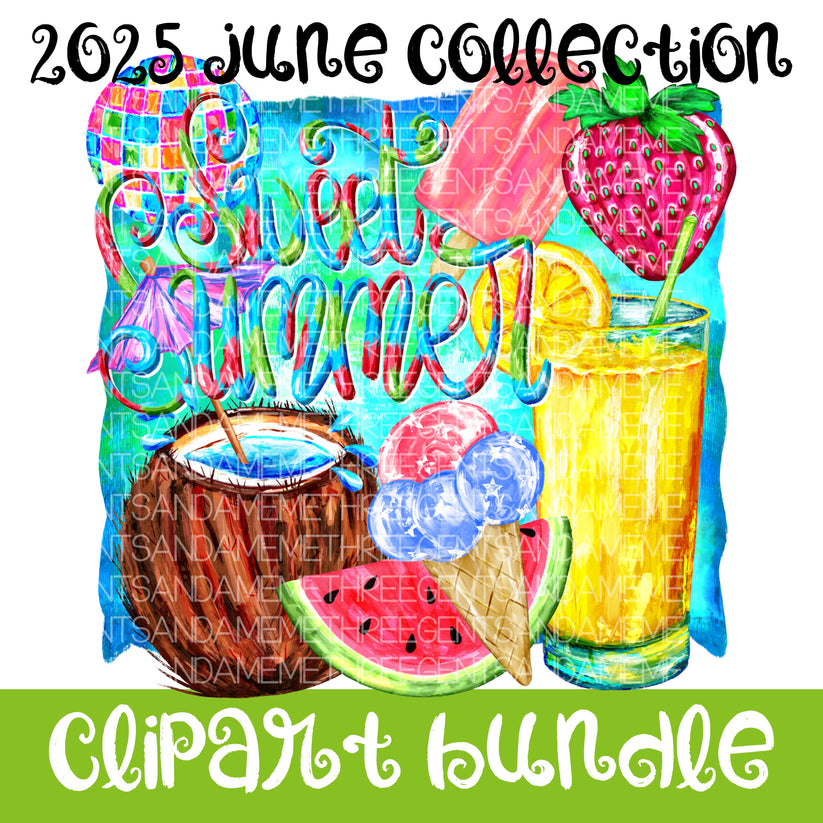 2025 JUNE CLIPART COLLECTION – threegentsandameme