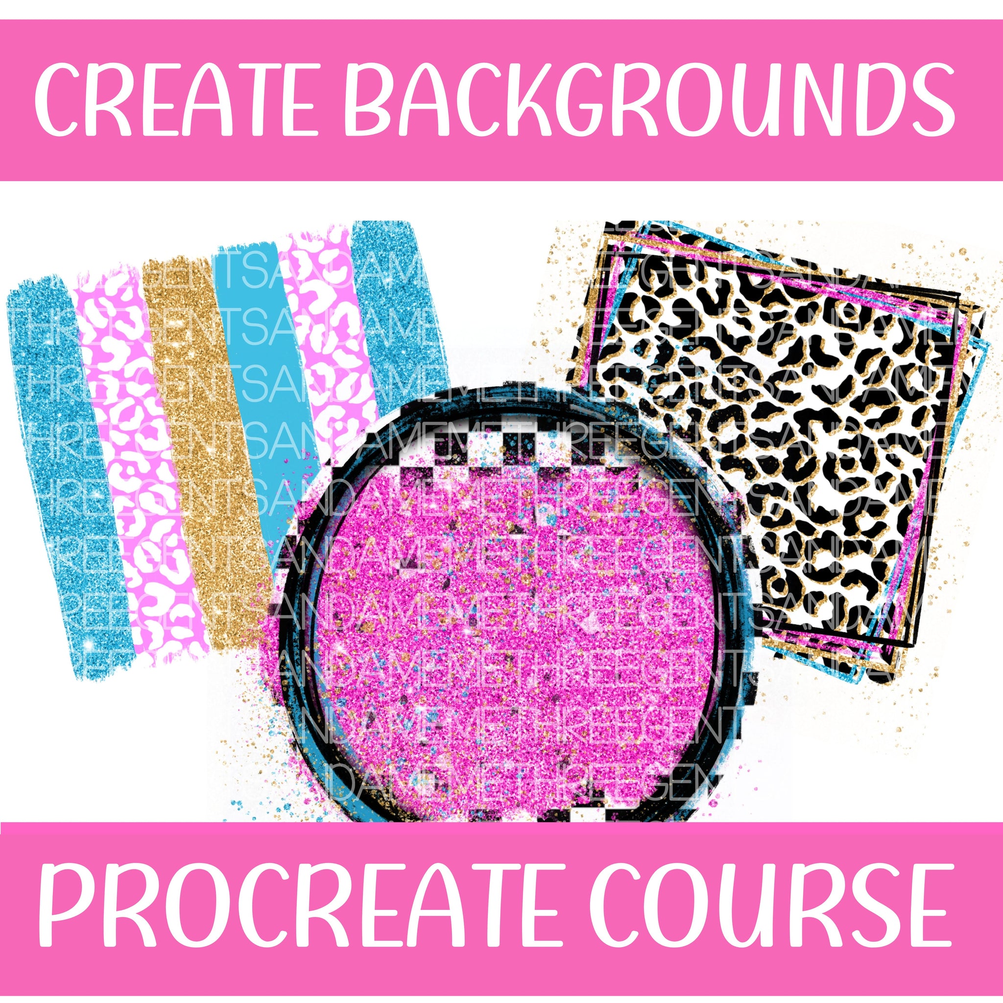 CREATE BACKGROUNDS PROCREATE COURSE – threegentsandameme