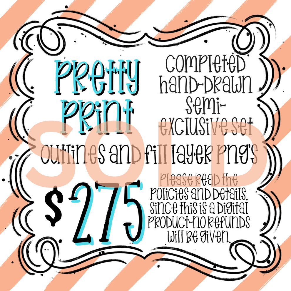 PRETTY PRINT SEMI EXCLUSIVE SET (OUTLINES AND FILL LAYERS ...